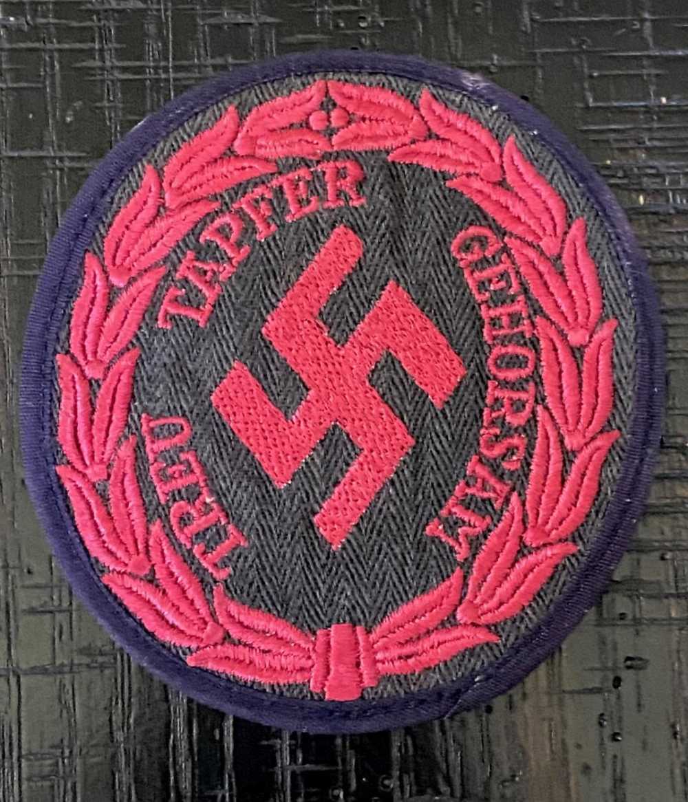 WW2 German Schutzmanschaft (SCHUMA) FIRE POLICE Sleeve Insignia EM/NCO ...