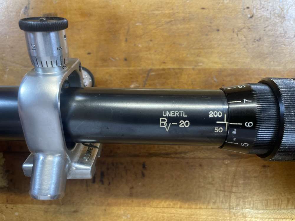 J.UNERTL BV-20 *BENCH REST*LONG RANGE/TARGET SCOPE w/CAPS*NICE - Scopes ...