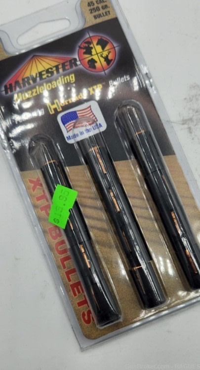 New: Harvester Hornady XTP .50 Cal Sabot - .45 Cal .250 Gr Bullet 12 ...