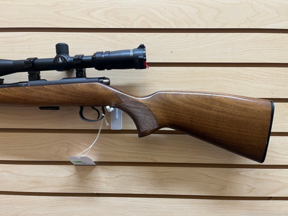 CZ Model 452-2E ZKM Rifle - .22 Cal - 24.8" Barrel - with Scope - Bolt Action Rifles at ...