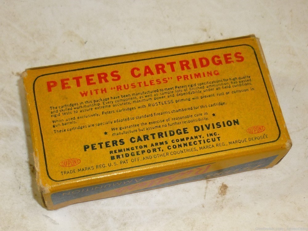 5rd - 32 SHORT RIM FIRE - PETERS RUSTLESS -1940s - Short Rimfire ...