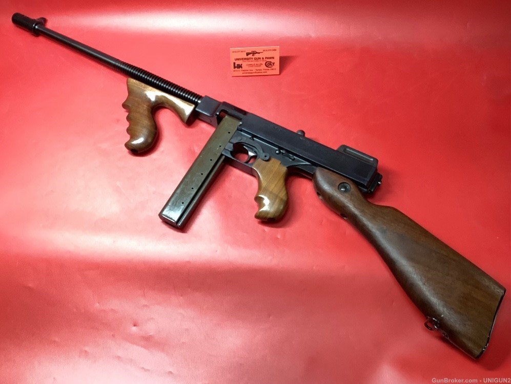 Auto-Ordnance Thompson 1927A-1 Deluxe “Chicago Typewriter” W/ Drum Cut ...