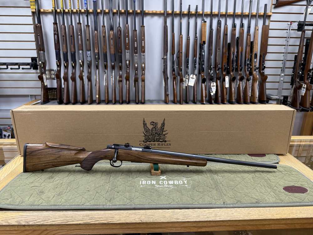 Cooper Firearms Model 57M Jackson Squirrel Rifle 17 HMR AAA Walnut ...