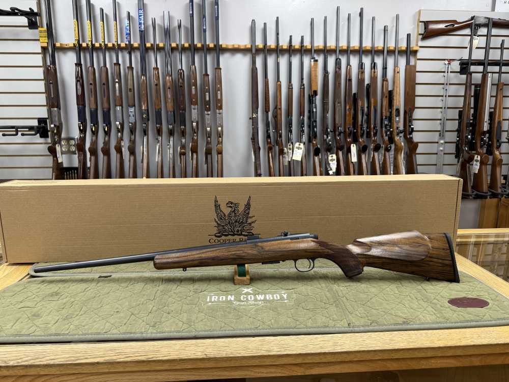 Cooper Firearms Model 57M Jackson Squirrel Rifle 17 HMR AAA Walnut ...