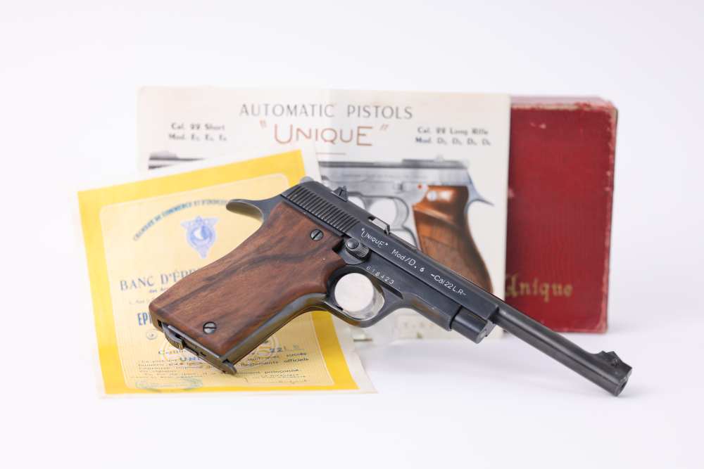 Unique D6 .22lr with factory box and manual made in France - Semi Auto ...