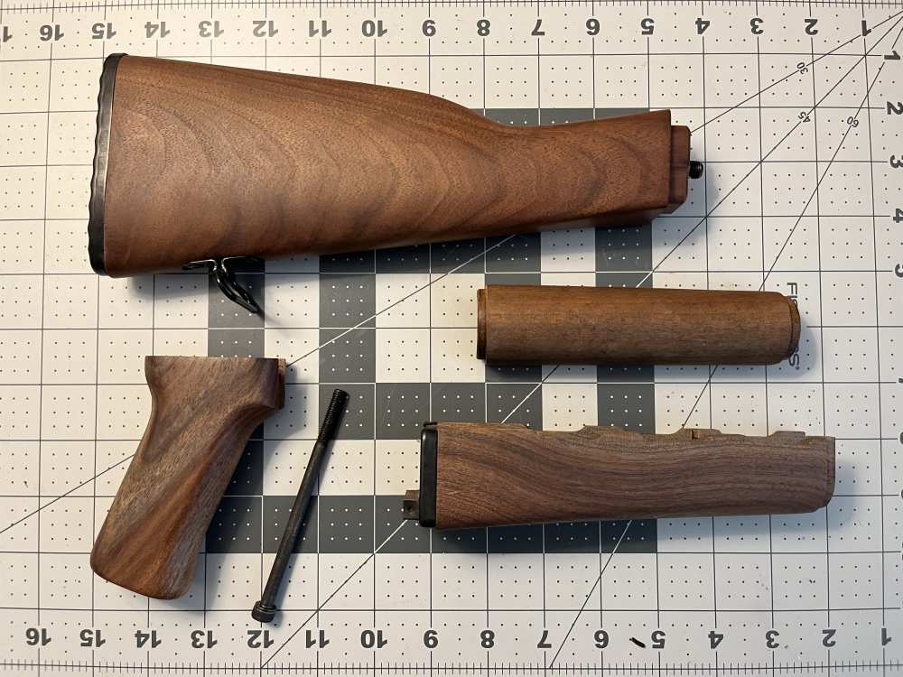 Zastava M70 ZPAP Walnut Furniture Set Yugo OPAP NPAP M90 - AK Stocks ...