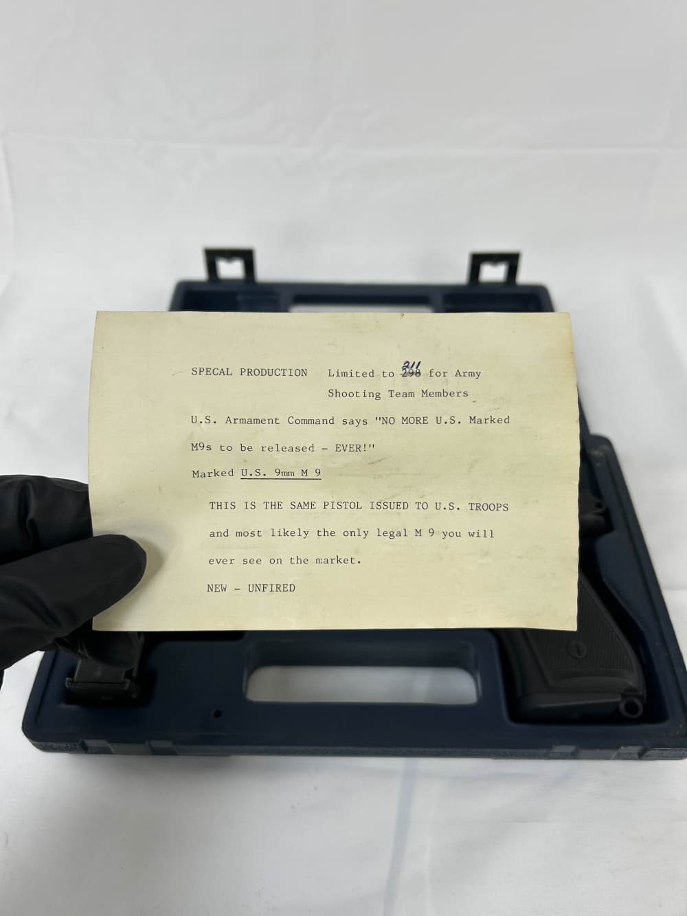 U.S. Army Reserve Shooting Team "M9" marked 92FS - Semi Auto Pistols at GunBroker.com : 1121194854