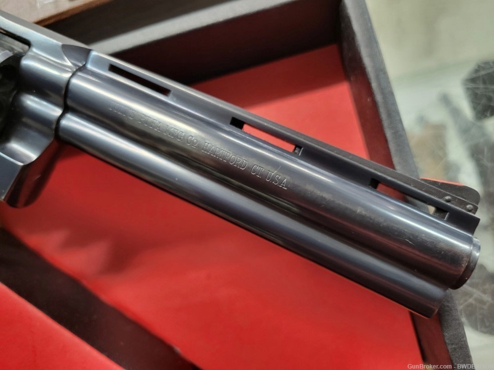 Rare Blued 6" Colt Python Made In 1968 With Box And Paperwork Nice ...