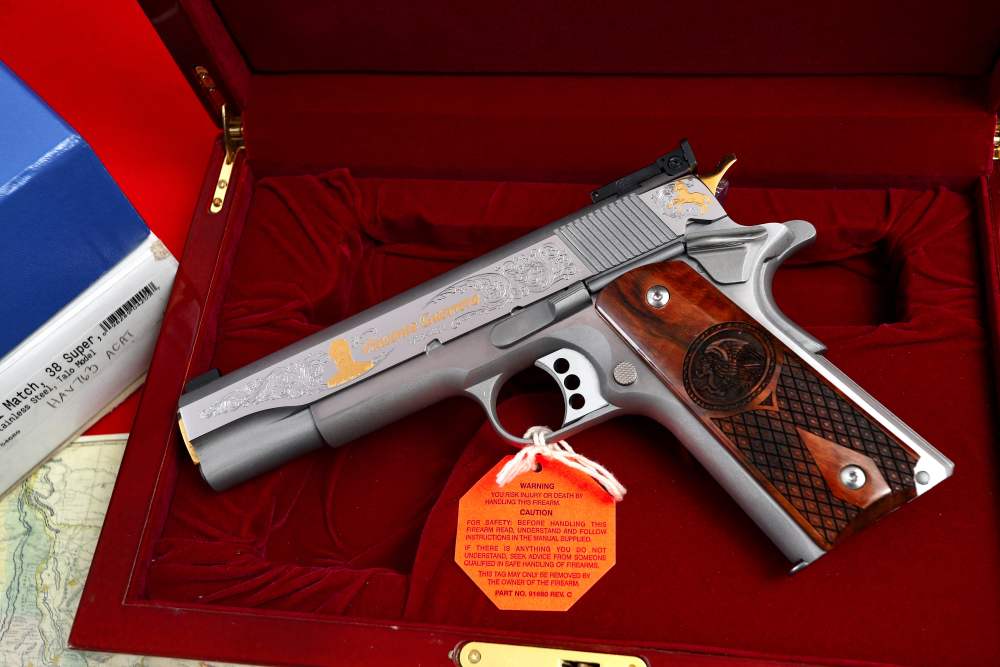 Rare Talo Colt Custom Shop Gold Cup National Match La Patria #11 NIB ...