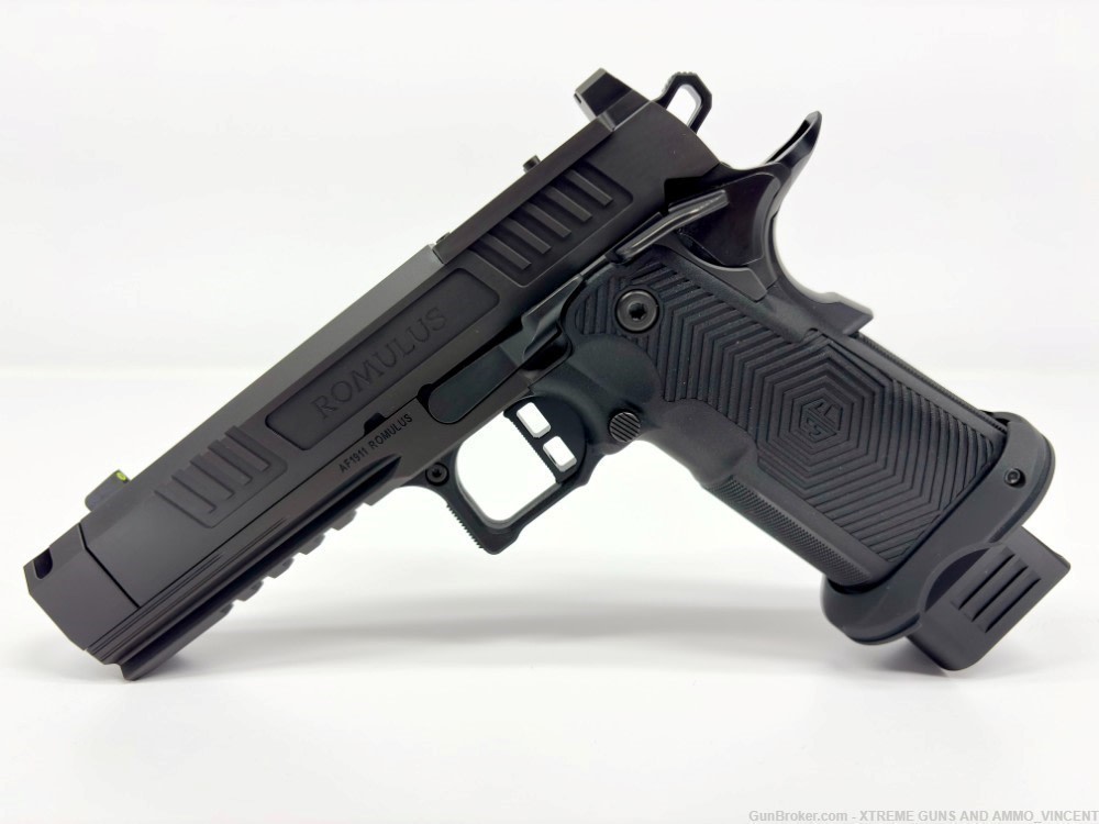 ALPHA FOXTROT ROMULUS 5" 9MM COMP PISTOL (DLC FLAT - MOS) - Semi Auto ...