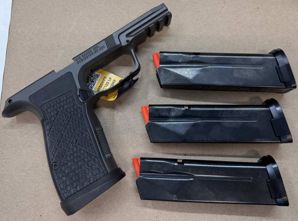Sig Sauer P365 AXG Legion Metal Grip Module & Magazines Steel Frame 365 ...