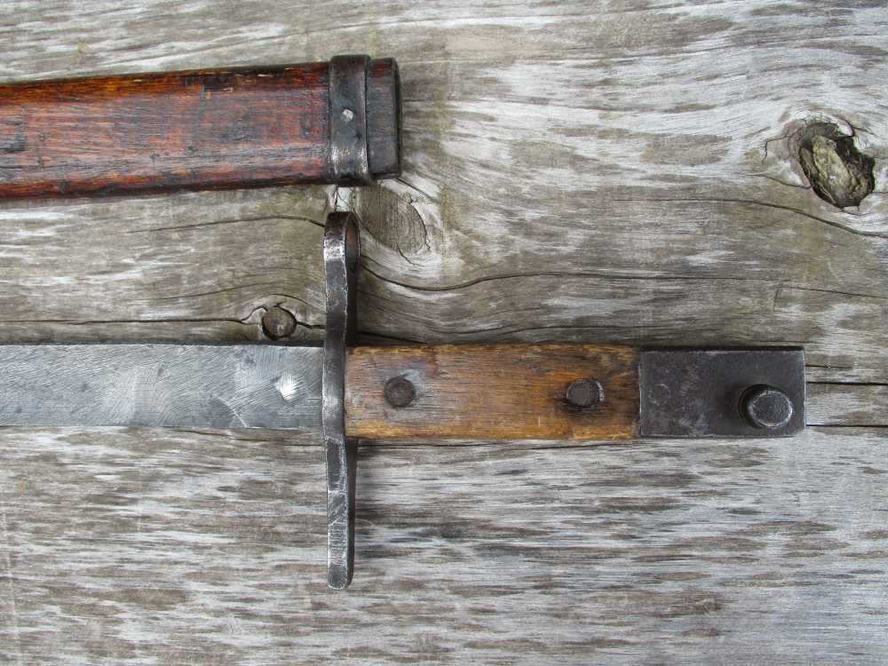 #3 WWII Japanese Arisaka Bayonet with Wood Sheath by Jinson - Bayonets ...