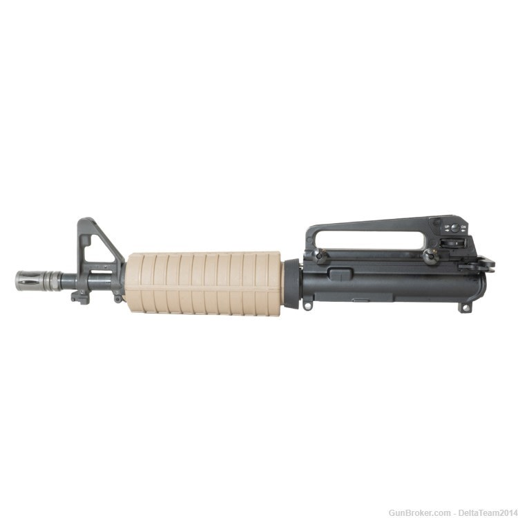 Assembled FDE AR15 556 NATO FSB Complete Upper FDE - A2 Style - NEW ...