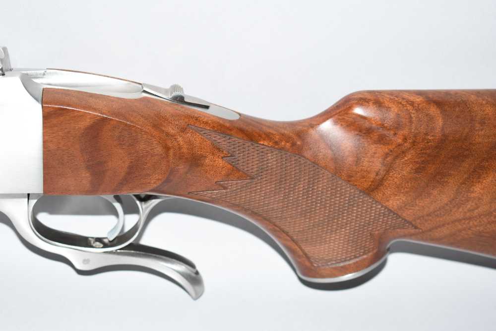 Scarce Desirable Ruger No 1-A Stainless Single Shot Rifle 35 Whelen W ...