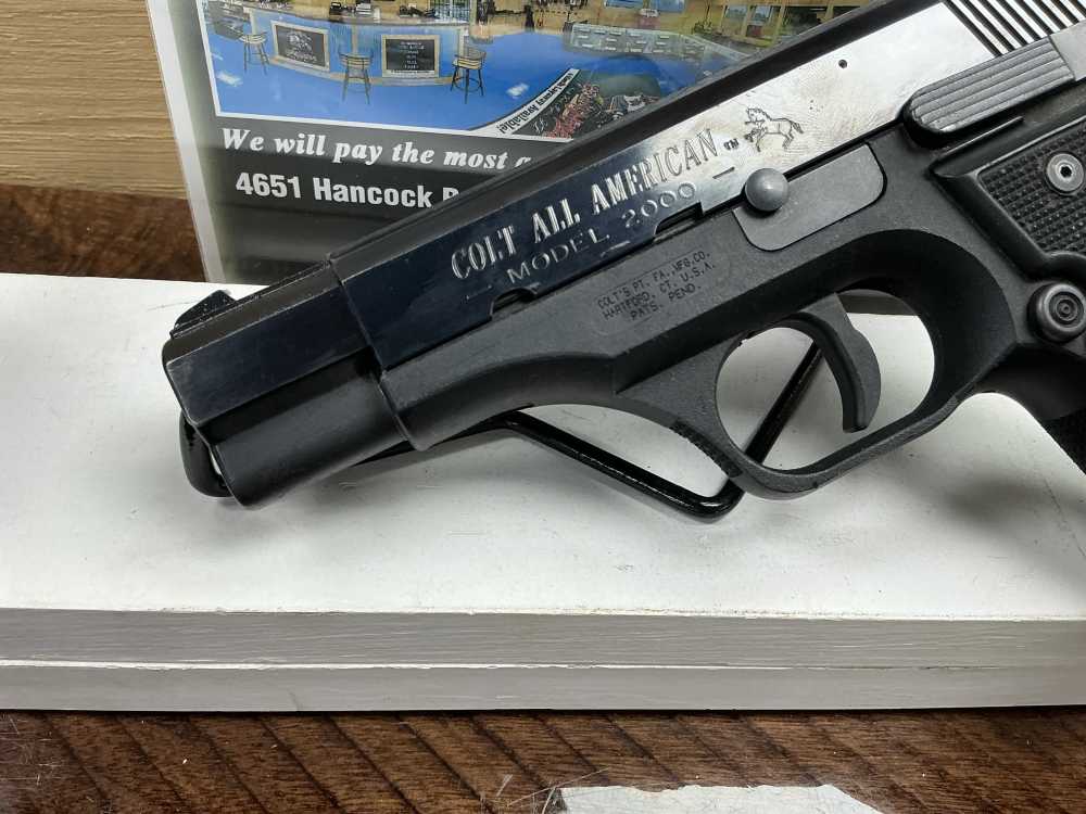 COLT ALL AMERICAN 2000 9MM 1 MAGAZINE LAYAWAY AVAILABLE 10% DOWN - Semi ...
