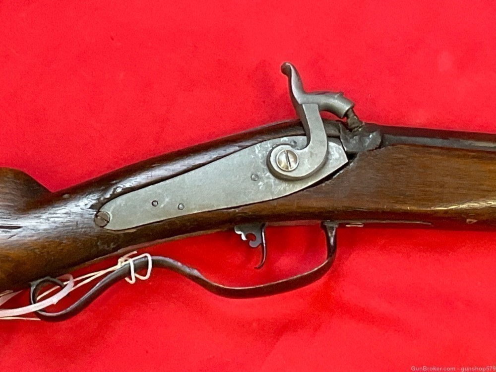 M.W. WARREN Signed Full 36 Cal Percussion Frontier Cap Ball 42 In 1800 ...