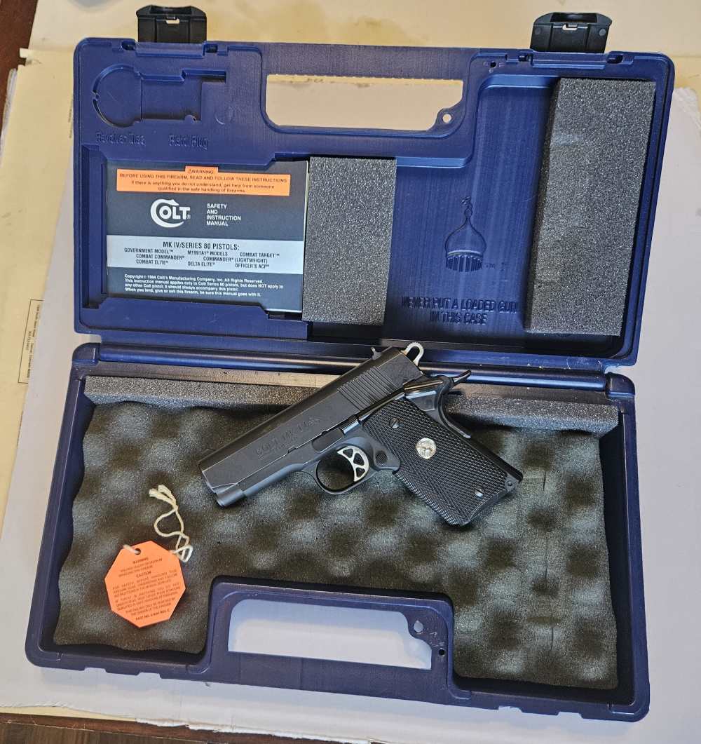 Colt Lightweight Officer's ACP 1911 3.5" Barrel .45ACP Mark IV - Semi ...