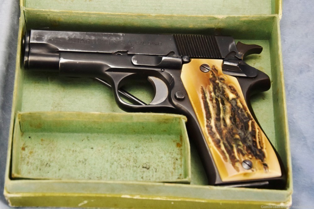 Star BM Spain Bonifacio Echeverria Semi Auto 9mm Luger Pistol Upgraded ...