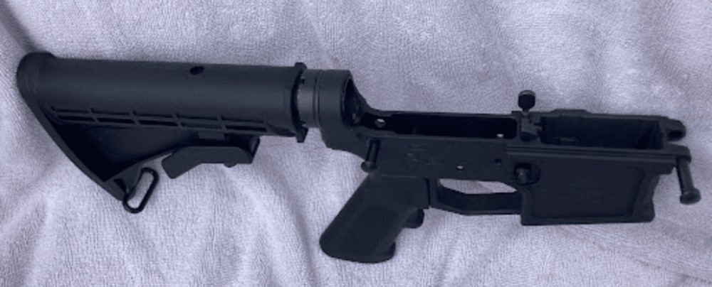used receiver M16 Low Shelf-Cut Billet - AR Lowers at GunBroker.com ...