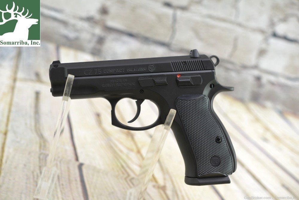 CZ PISTOL 91190 75 COMPACT 9MM 3.9" 15RDS 3-DOT SIGHTS LEVER SAFETY SYNTHET - Semi Auto Pistols ...