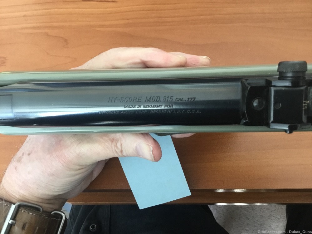 HY-SCORE Model 815 Target Pistol - .177 caliber pellet - Air Pistols at ...