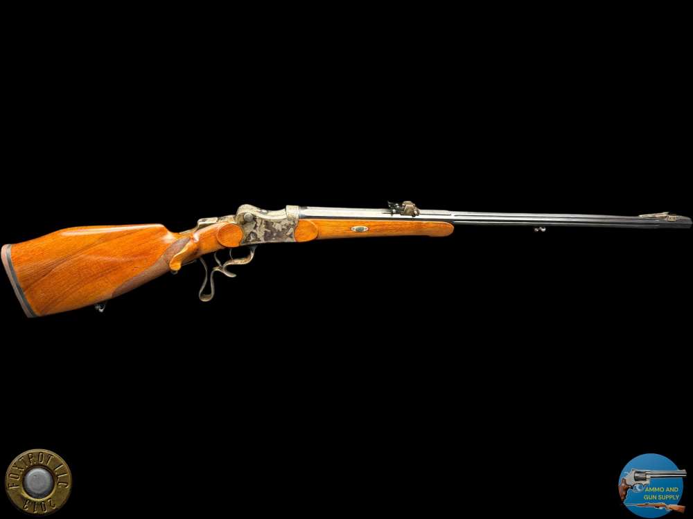 DELUXE GERMAN MARTINI ACTION SCHUETZEN RIFLE - 22 LR - CASE COLOR ...