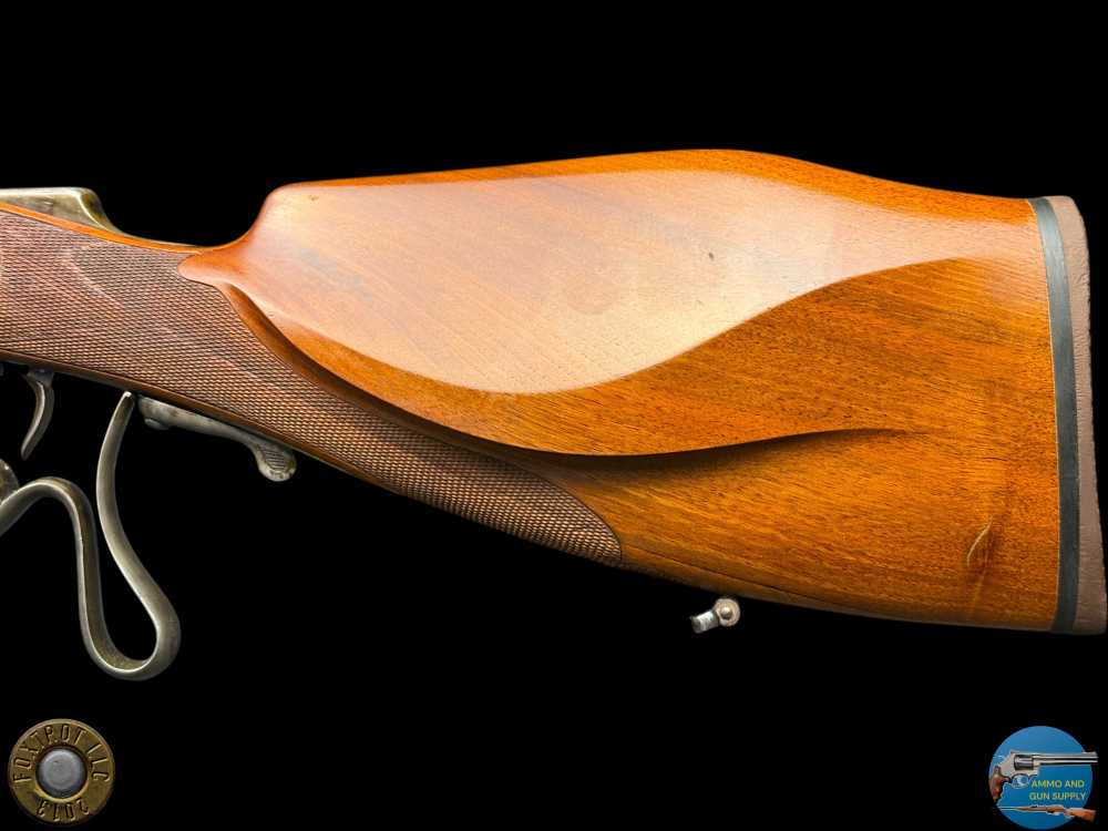 DELUXE GERMAN MARTINI ACTION SCHUETZEN RIFLE - 22 LR - CASE COLOR ...