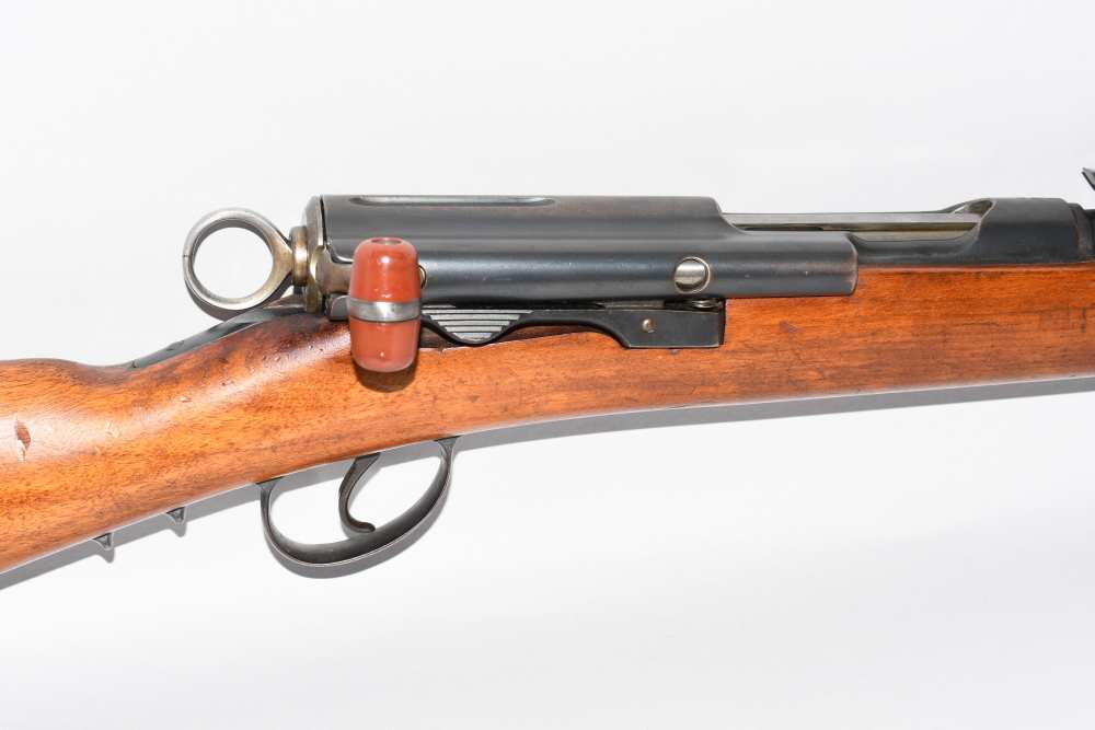 Scarce Swiss Model 1897 Cadet Single Shot Straight Pull Bolt Action ...
