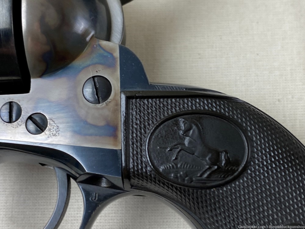 Colt 1873 Saa 38 Spl 2nd Gen 7.5" Case Colored Circa 1957 - Revolvers ...