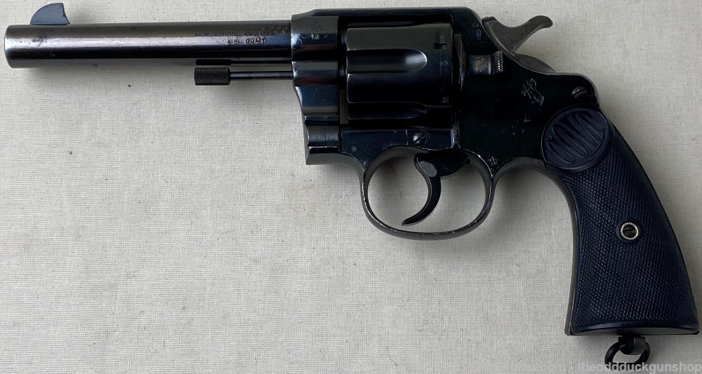 Colt New Service 45 Colt 5.5" - Revolvers at GunBroker.com : 1122176730