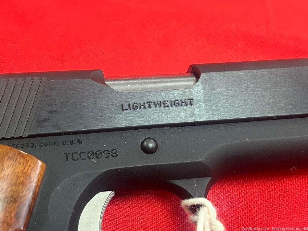 Colt 1911 Lightweight Officer's CCO .45 ACP blued 4.25 bbl wood Colt ...