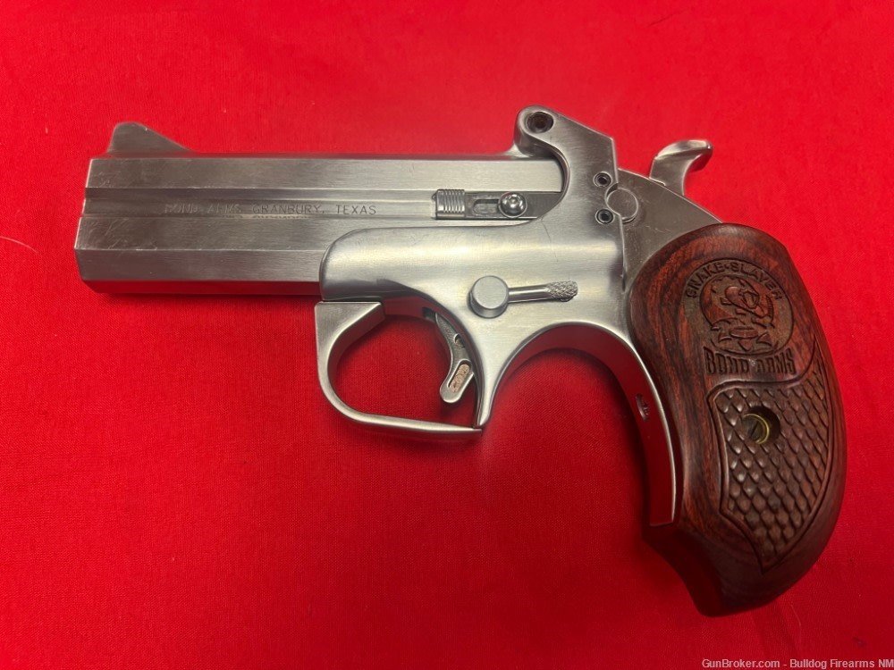 Bond Arms Snake Slayer IV .45 Colt/.410 bore derringer 4 inch rosewood ...