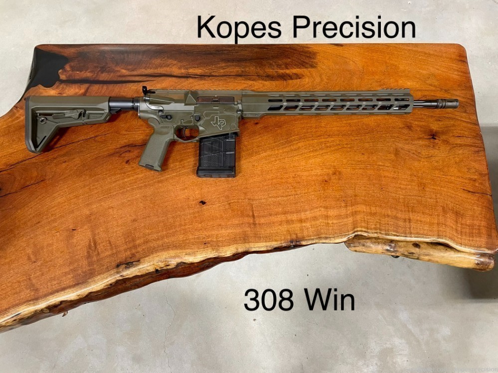 Kopes Precision .308 Win AR-10 Rifle, Olive Drab Green ODG - Semi Auto ...