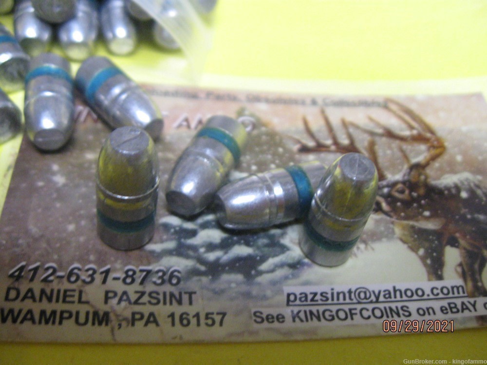 100 pcs 32-20 CAL 120gr RN FP WCF Heavy .313" Lead Bullets ;more & ammo ...