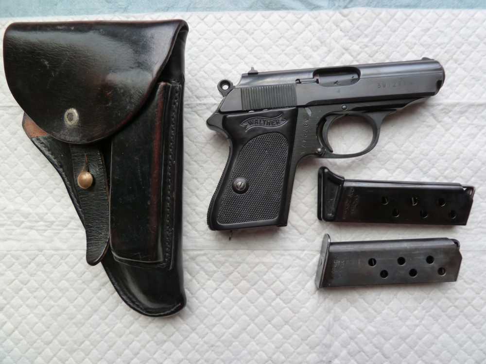 WWII Walther PPK .32 caliber with the dural frame - Curios & Relics at ...
