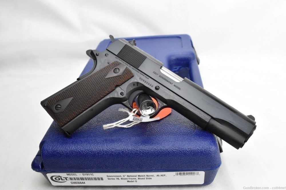 Colt Classic Govt 1911 Blue .45 ACP model O1911C - BRAND NEW - Semi ...