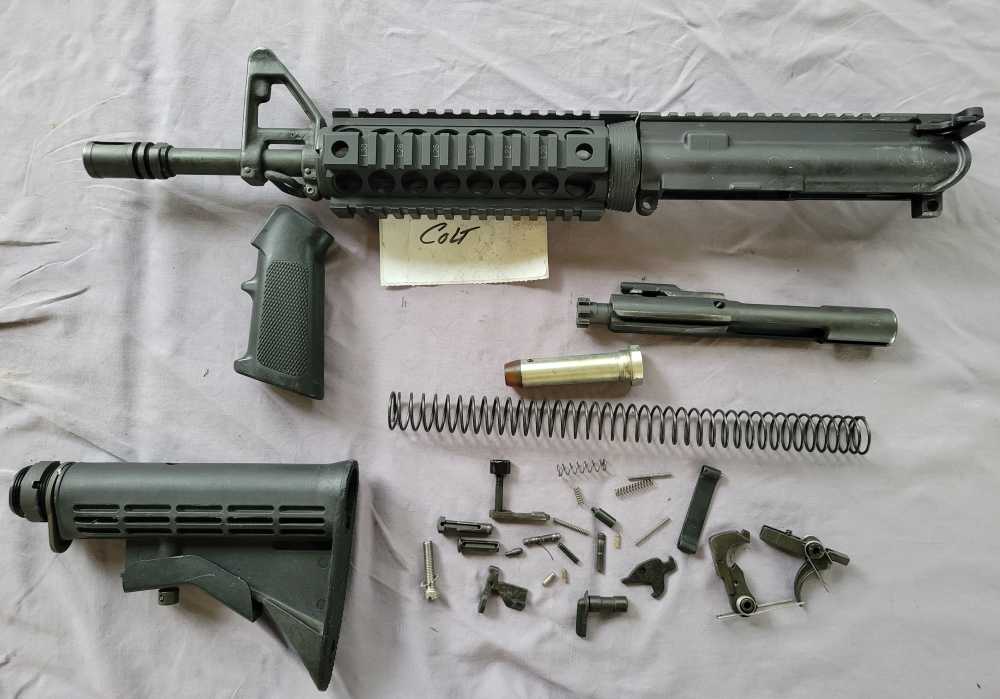 Colt 11.5 AR15/M16 parts kit/less receiver - AR Parts Kits at GunBroker ...