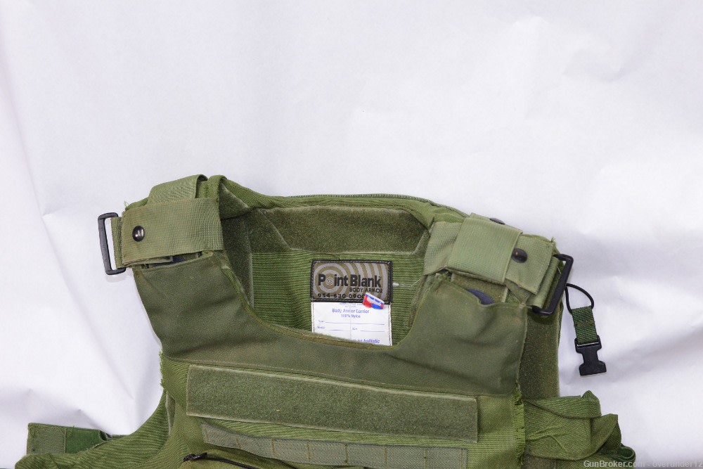 Point Blank lllA Soft Body Armor - Size LARGE Reg - DOM: 2011 - Desert ...