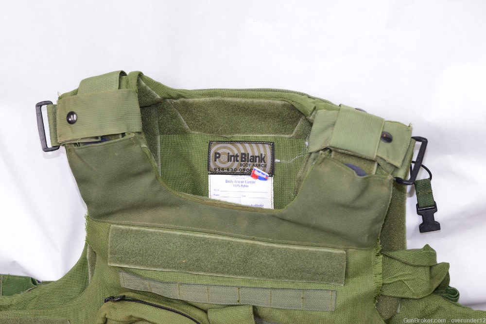 Point Blank lllA Soft Body Armor - Size LARGE Reg - DOM: 2011 - Desert ...