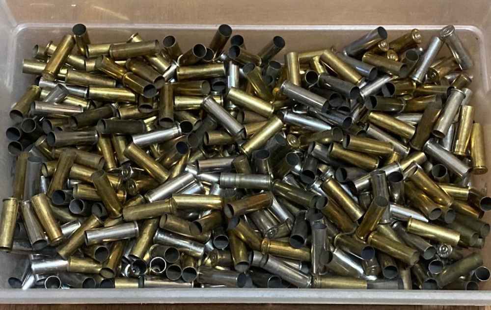 357 Mag Brass Pistol Revolver Cases Once Fired Range Brass 500 pcs ...