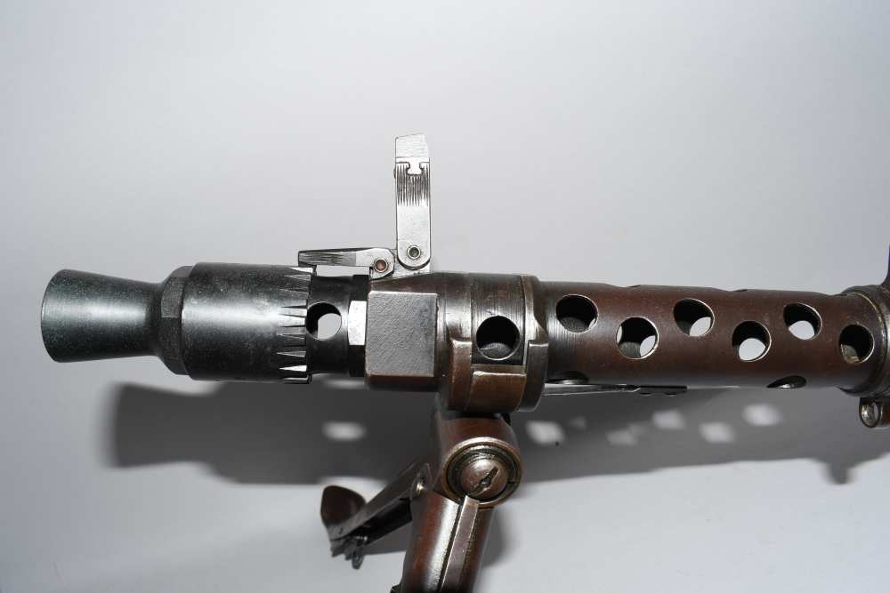 German Marked WW2 MG-34 MG34 Barrel Bipod Jacket Sight Assembly READ ...