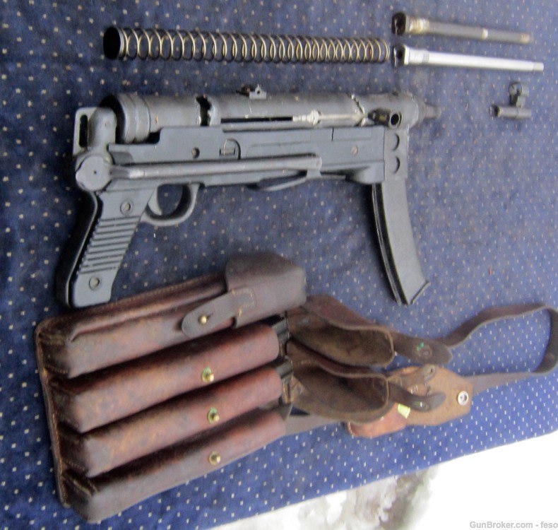 Yugoslavia's MP40; M-56 smg parts kit,new barrel 9mm OR 7.62,4 mags ...