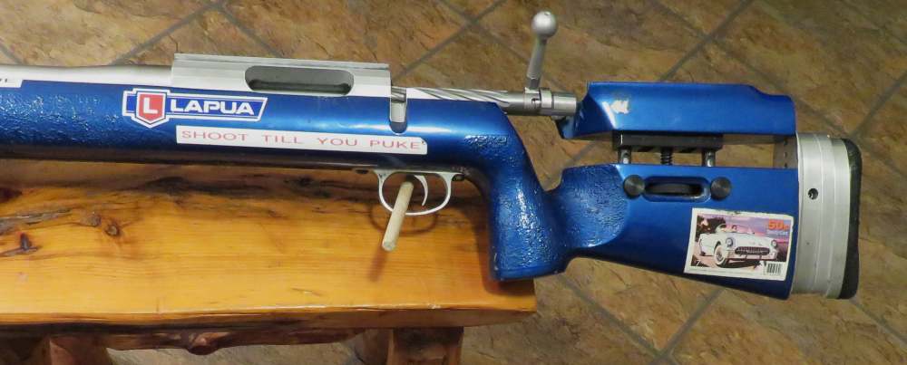 LEFT HAND STOLLE PANDA MATCH RIFLE WITH 2 BBLS AND 2 BOLTS 6BR & 223 ...