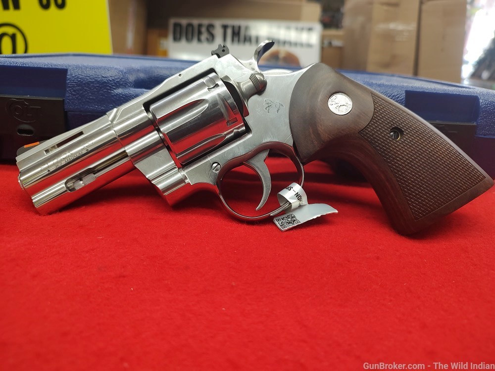 Colt Mfg PYTHONSP3WTS Python 38 Special 357 Mag 6 Shot 3" Stainless ...