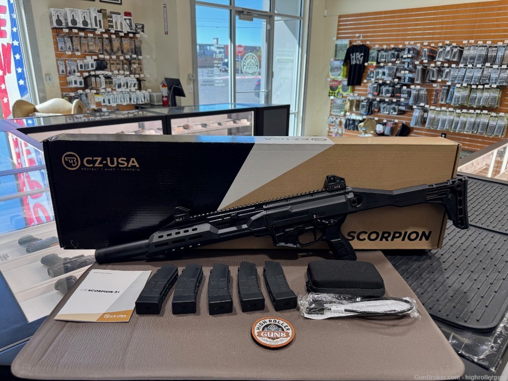 NEW SCORPION 3+ 9MM RIFLE BLACKK 16" 5X20RD 9mm - Semi Auto Rifles at ...