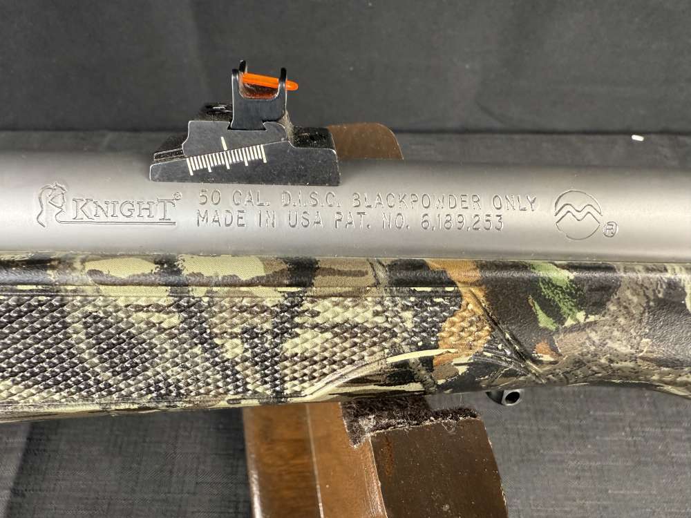 Knight Original D.I.S.C. .50 Cal Muzzleloader 24" Stainless Barre Mossy ...