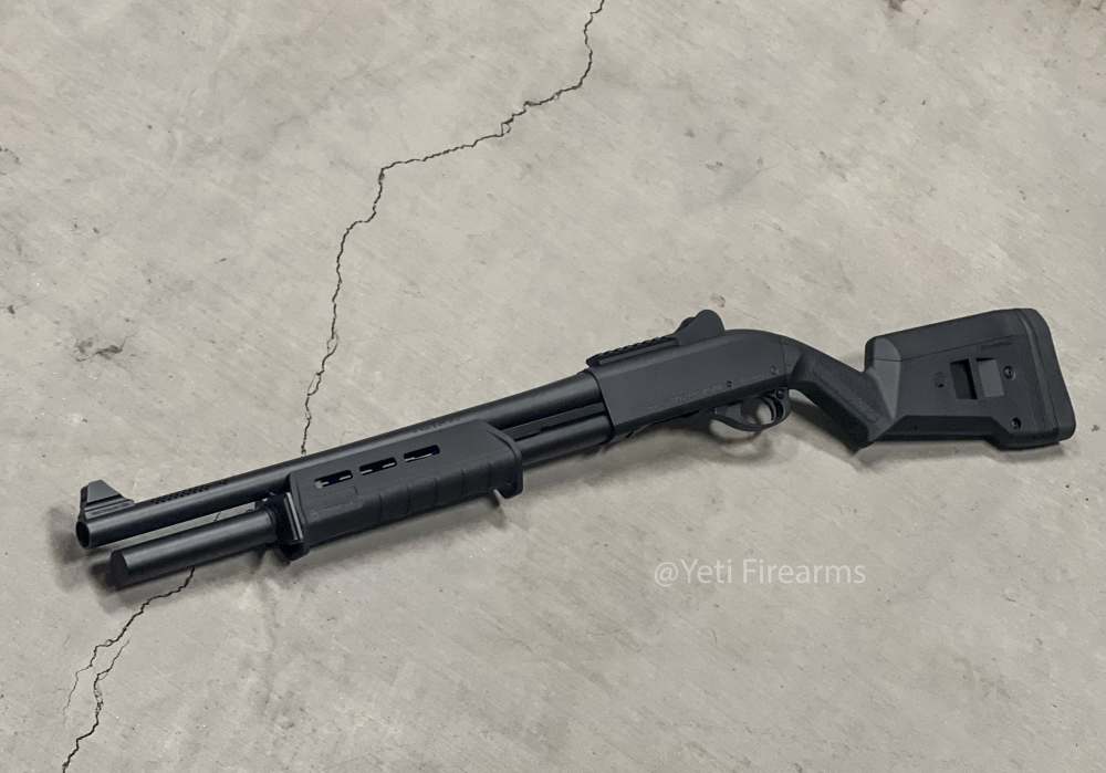 Vang Comp Remington 870 Police Magnum 12 Gauge 18" W/ Magpul & Tritium ...