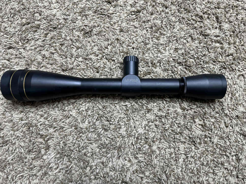 Leupold varmint target 12x scope matte black target dot NICE! TRADES ...