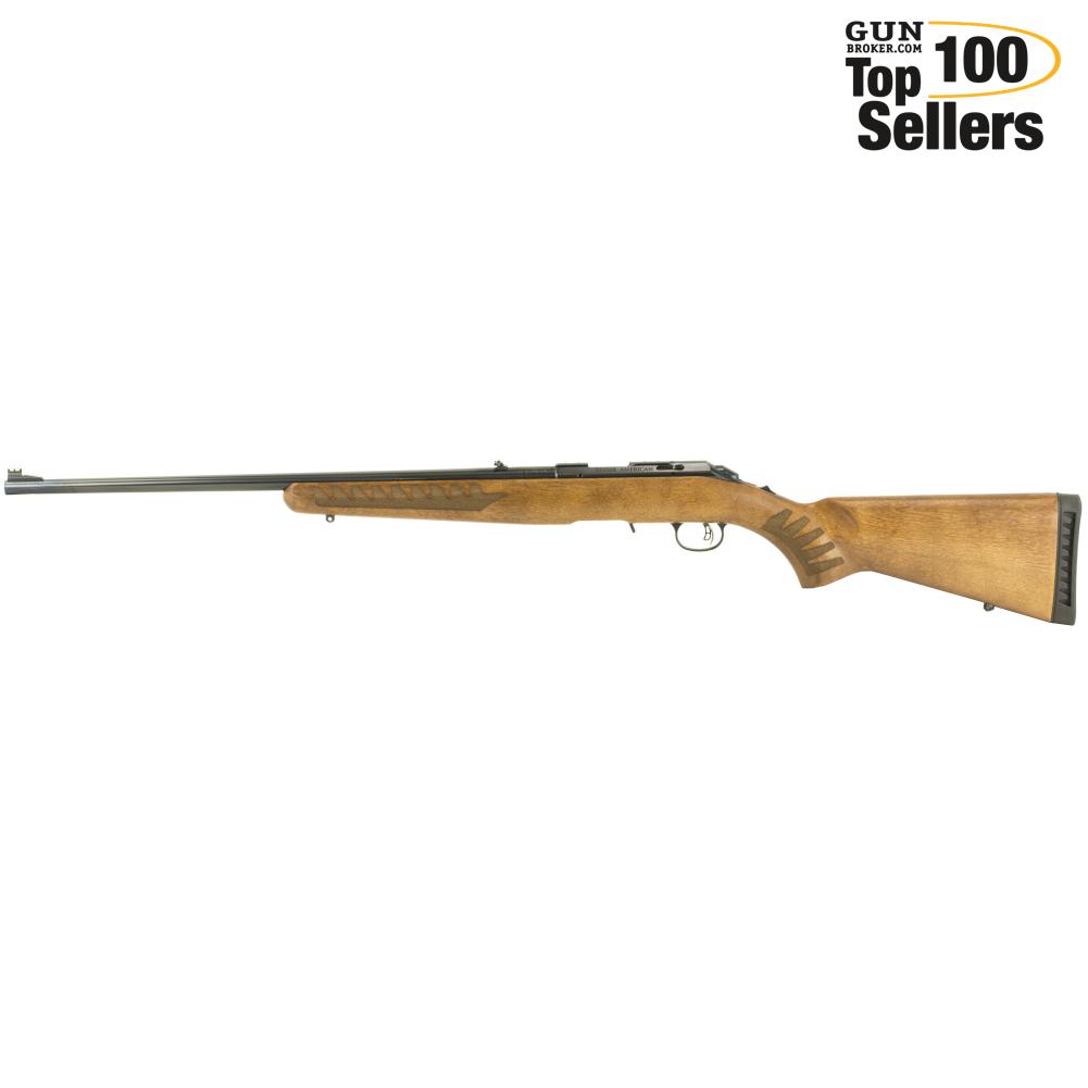 RUGER American Rimfire Wood Stock .22 LR 22in 10rd Bolt-Action Rifle ...
