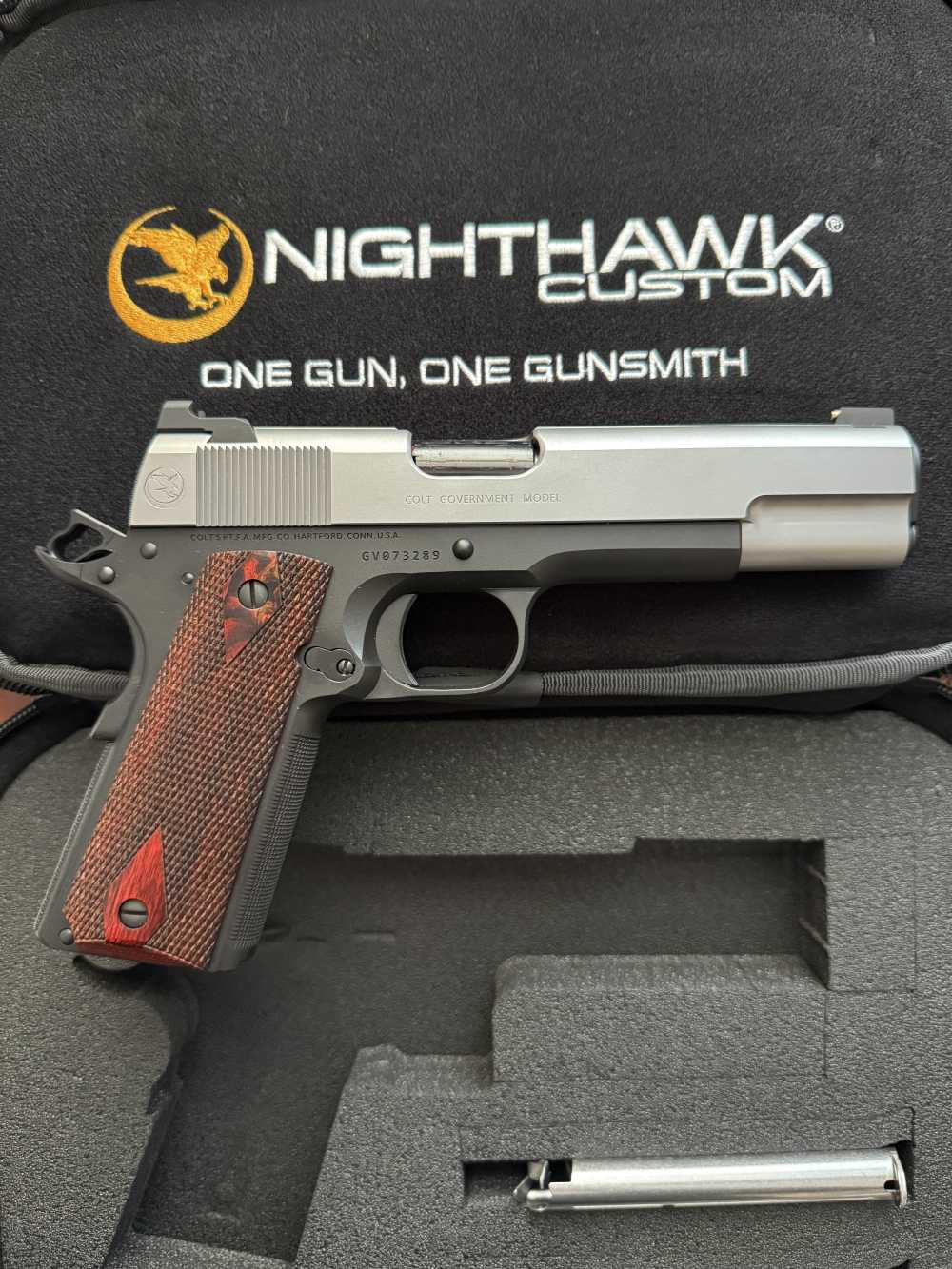 Colt 1911 TALO Two-Tone .38 Super – 1 of 250 – Nighthawk Custom Rework ...